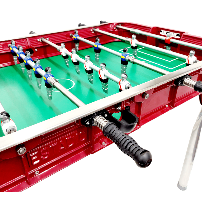 Metegol Estadio Retro con arcos, laterales, porta patas de fundición